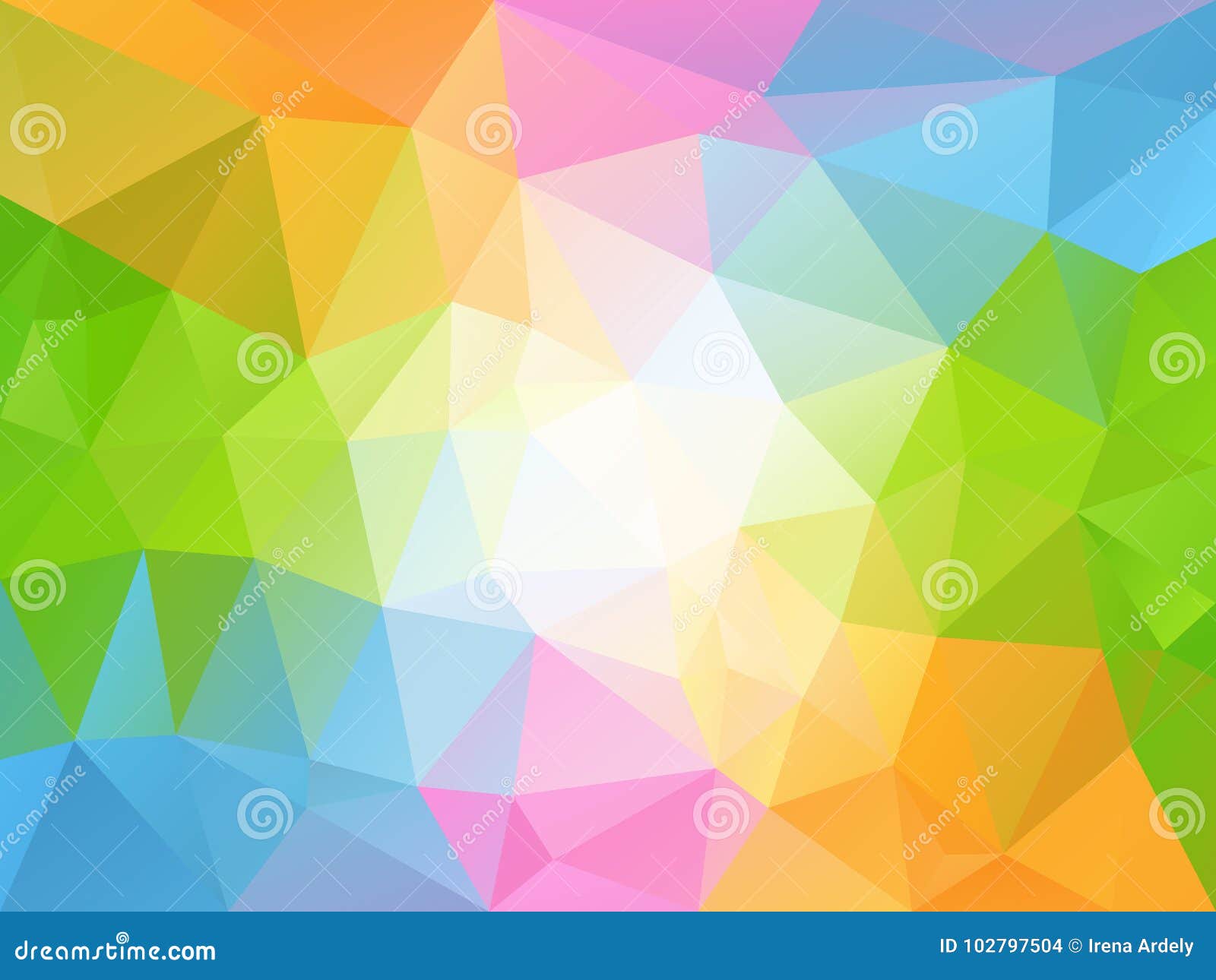 Vector Irregular Polygon Background with a Triangle Pattern in Pastel ...