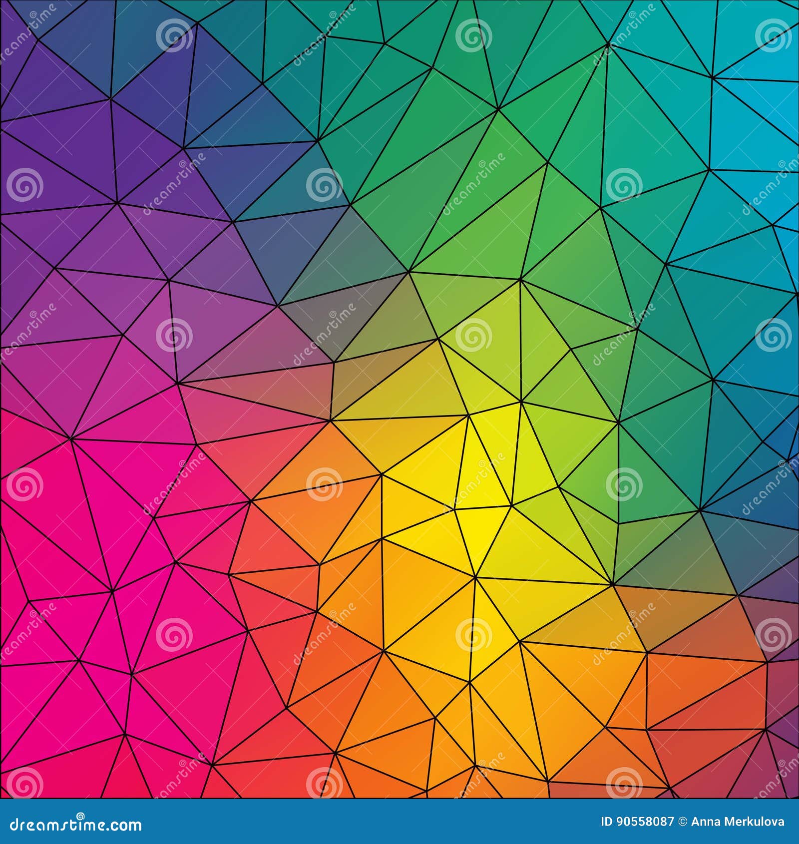 Vector Abstract Irregular Polygon Background Stock Vector ...