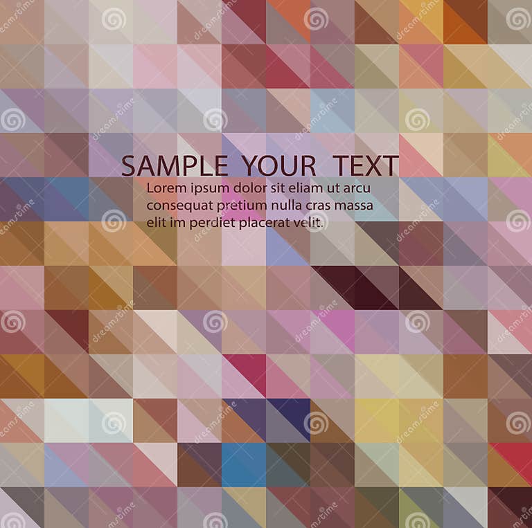 Vector Abstract Irregular Polygon Background with a Triangular Pattern ...