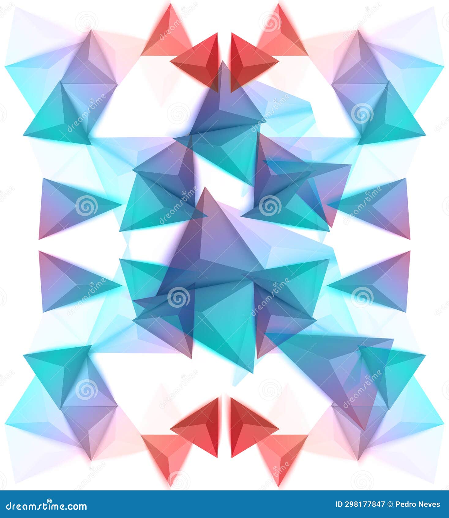 Vector Abstract Irregular Polygon Background With A Triangular Pattern