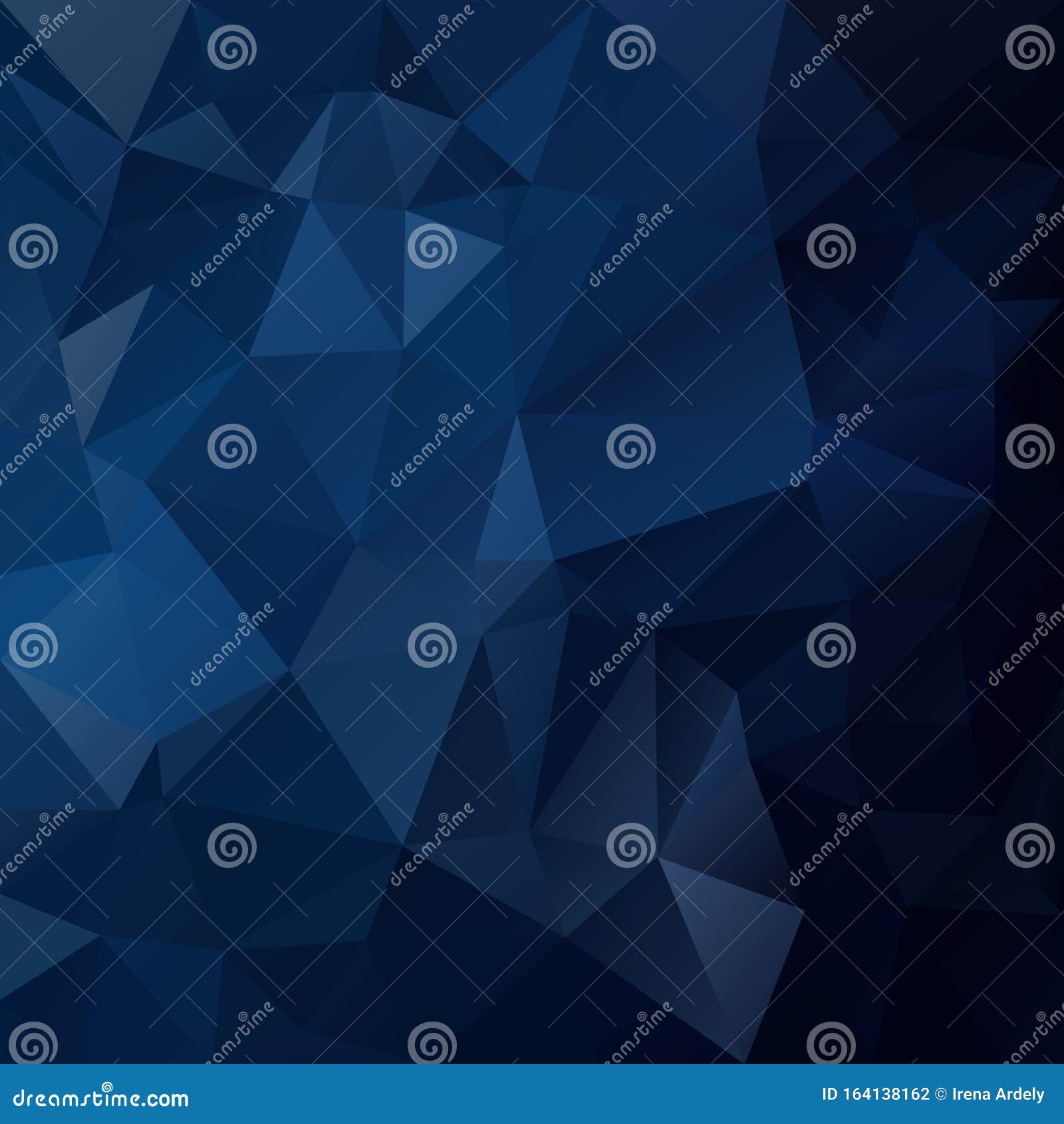 Vector Irregular Polygon Square Background - Triangle Low Poly Pattern ...