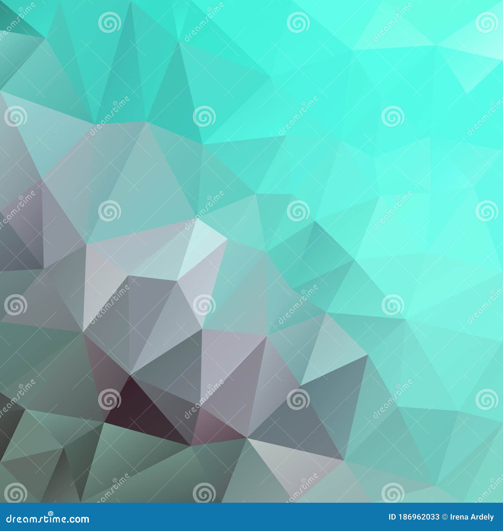 Vector Irregular Polygon Square Background - Triangle Low Poly Pattern ...