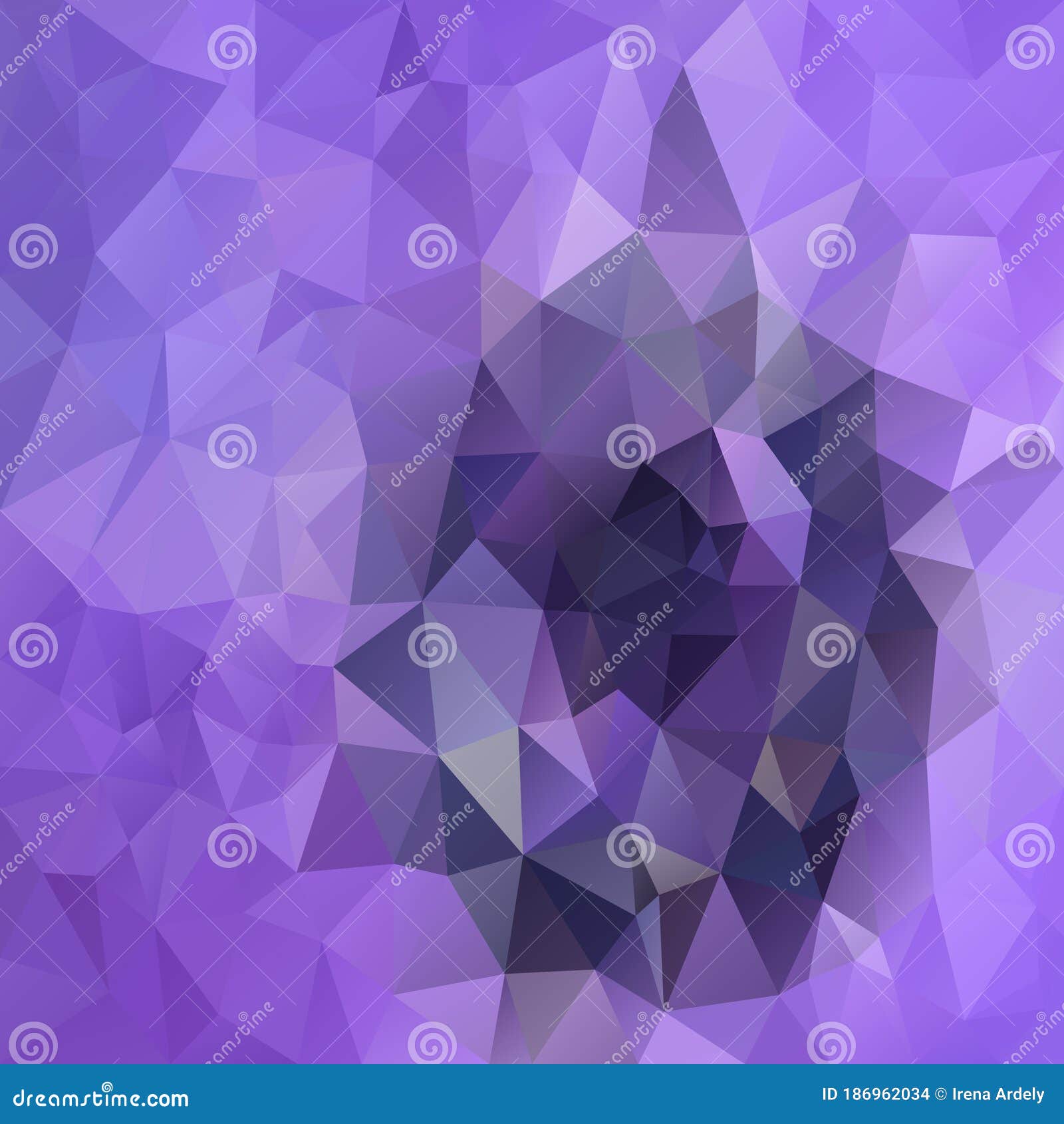 Vector Irregular Polygon Square Background - Triangle Low Poly Pattern ...
