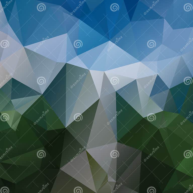 Vector Irregular Polygon Square Background - Triangle Low Poly Pattern ...