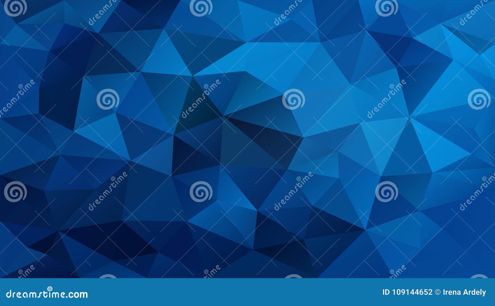 Vector Abstract Irregular Polygonal Background Royal Blue Color Stock ...