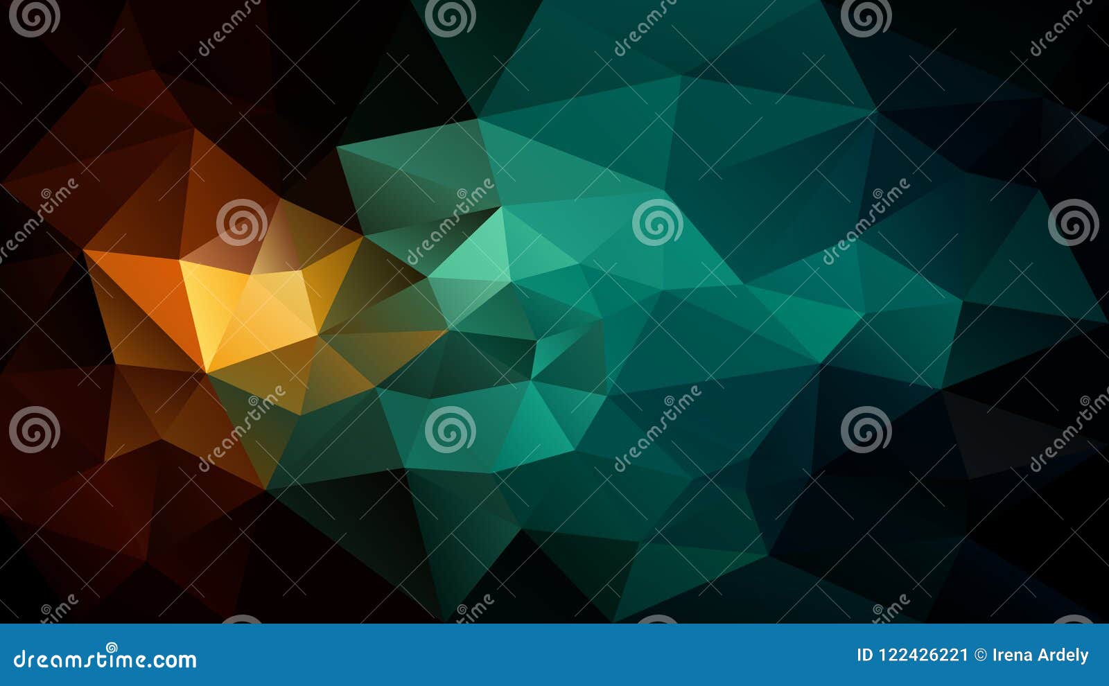 Vector Irregular Polygonal Background - Triangle Low Poly Pattern ...