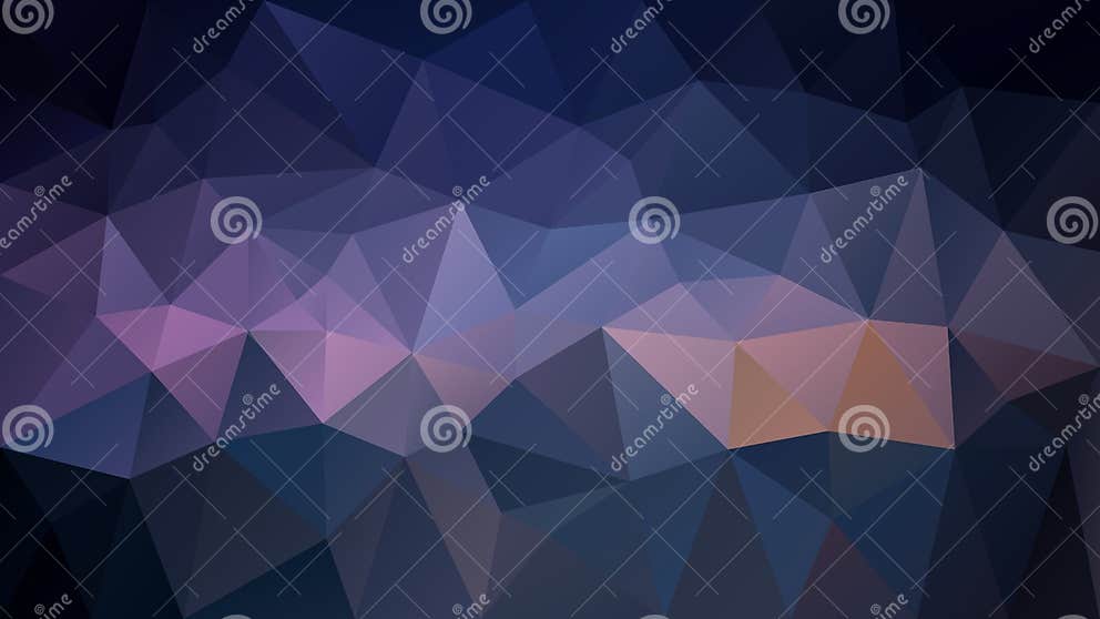 Vector Irregular Polygonal Background Triangle Low Poly Pattern