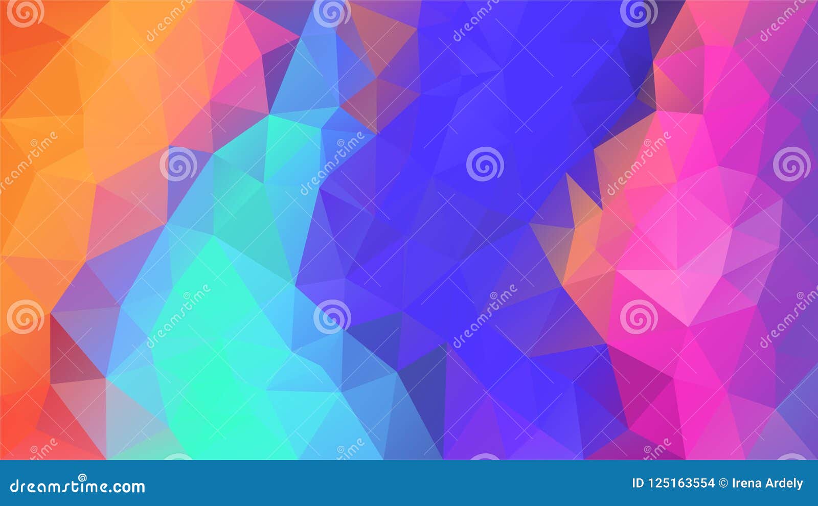 Vector Irregular Polygonal Background - Triangle Low Poly Pattern ...