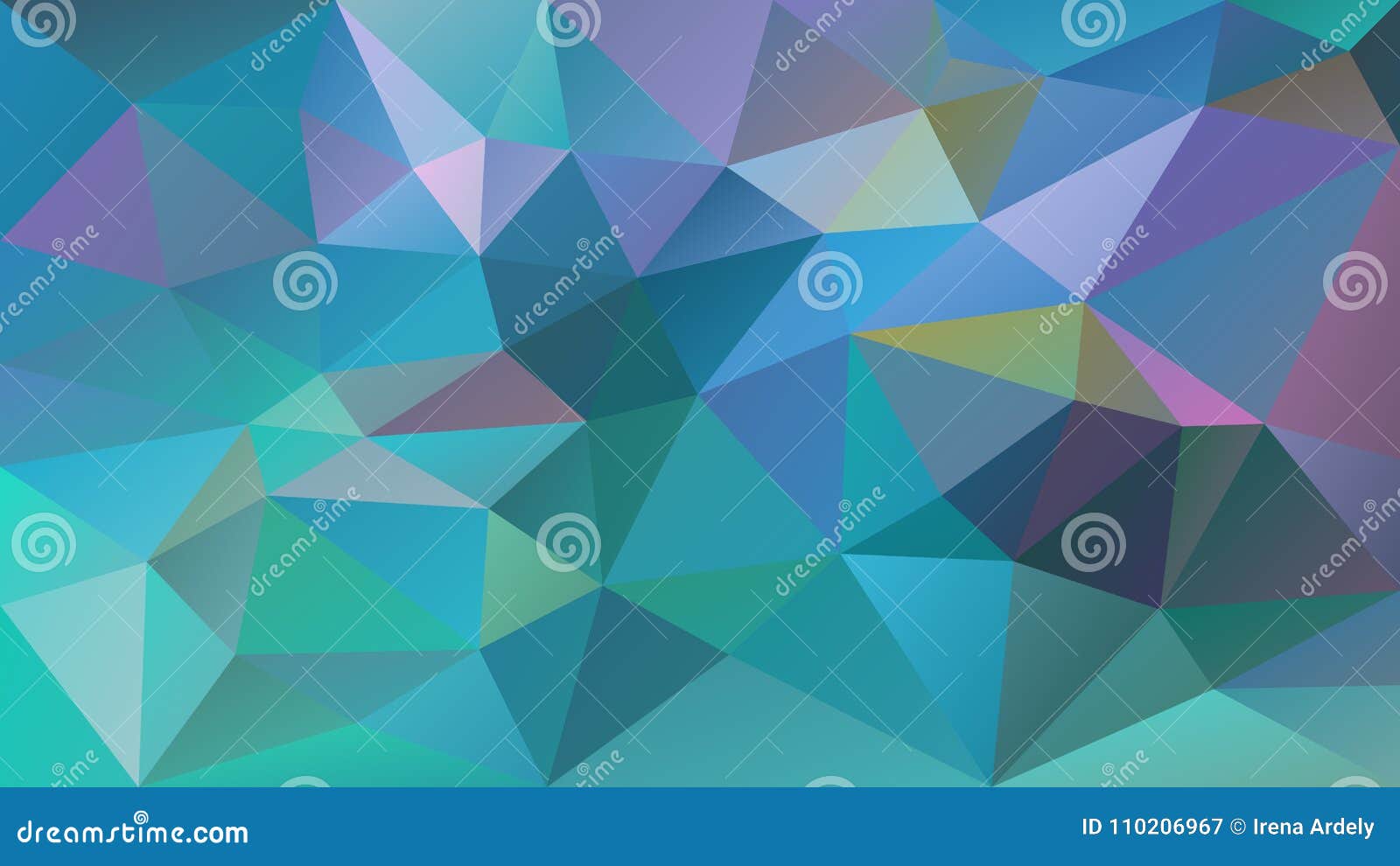 Vector Irregular Polygonal Background - Triangle Low Poly Pattern ...