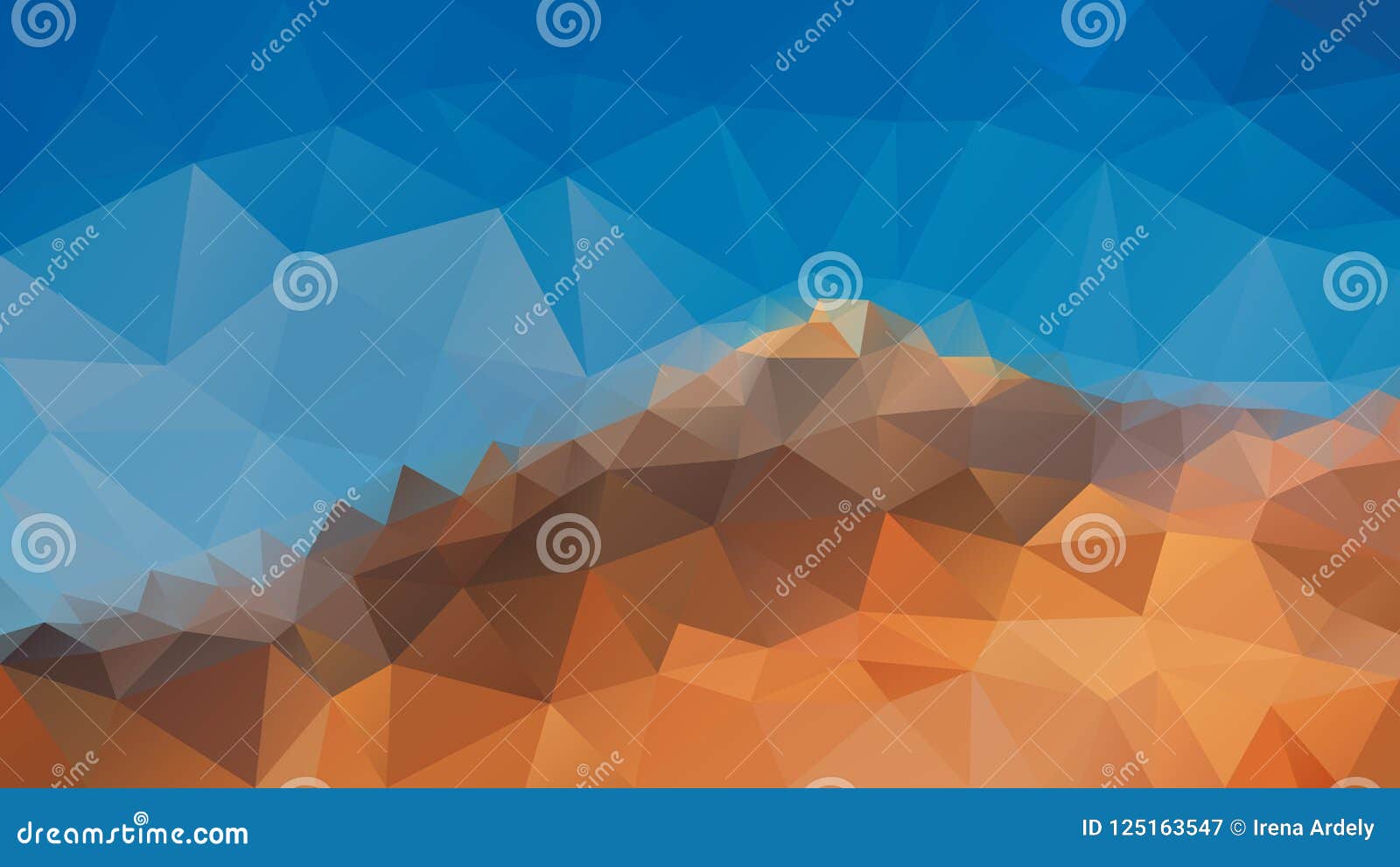 Vector Irregular Polygonal Background - Triangle Low Poly Pattern ...