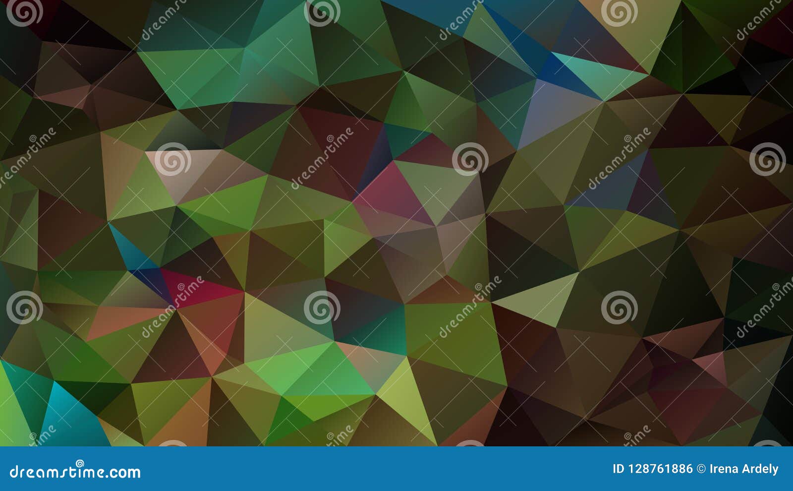 Vector Irregular Polygonal Background - Triangle Low Poly Pattern ...