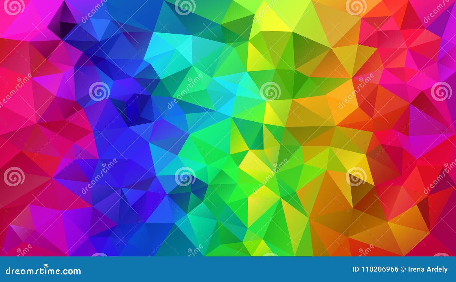 Vector Irregular Polygonal Background - Triangle Low Poly Pattern ...
