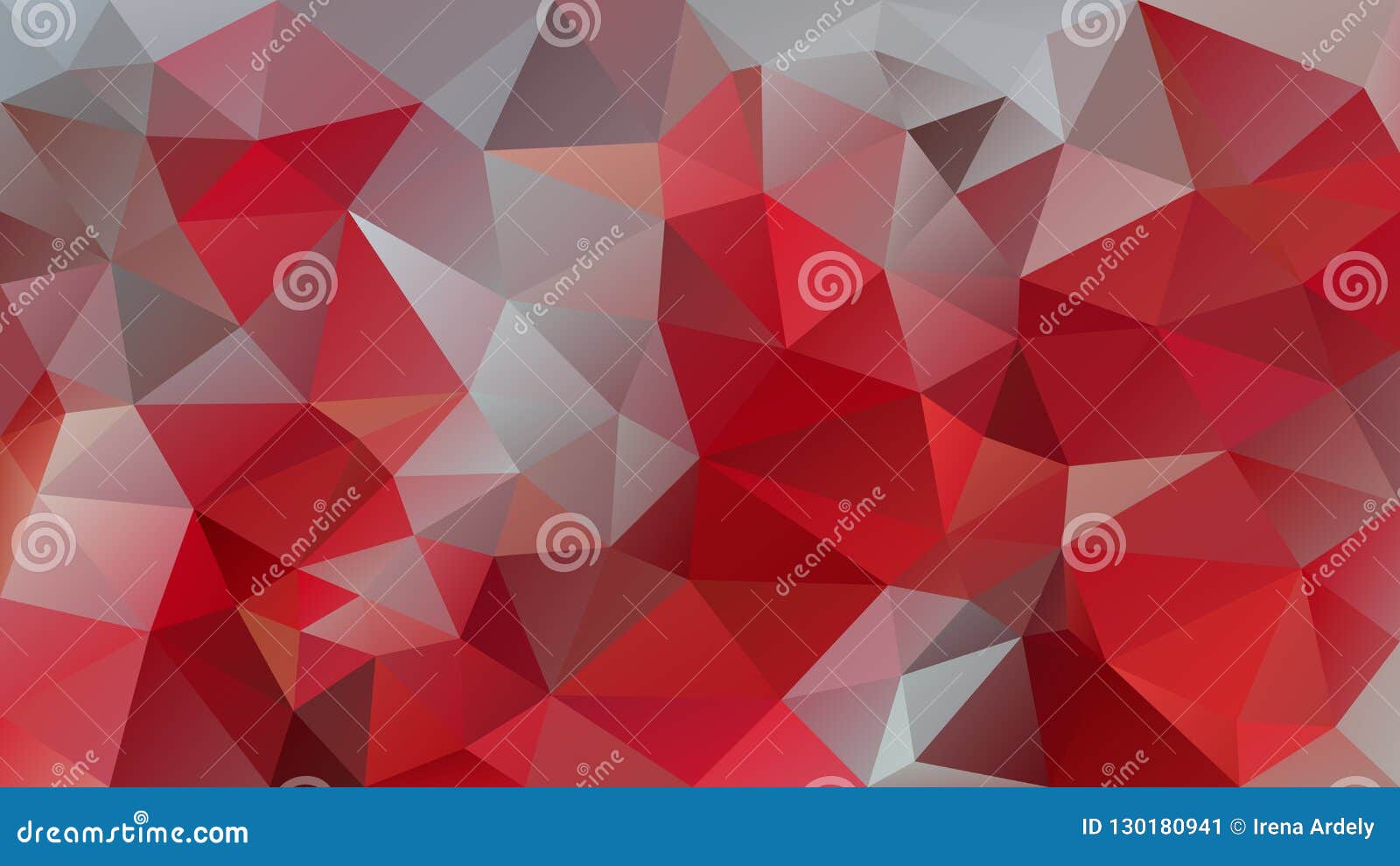 Vector Polygonal Background - Triangle Low Poly Pattern - Vibrant Hot ...