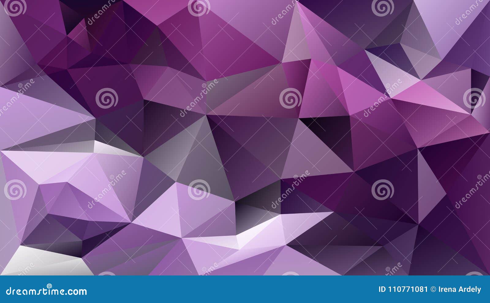 Vector Irregular Polygonal Background - Triangle Low Poly Pattern ...