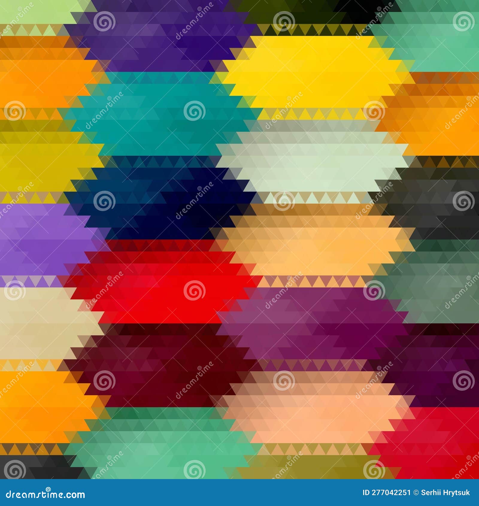 Abstract Irregular Polygonal Background with Triangular Pattern in ...