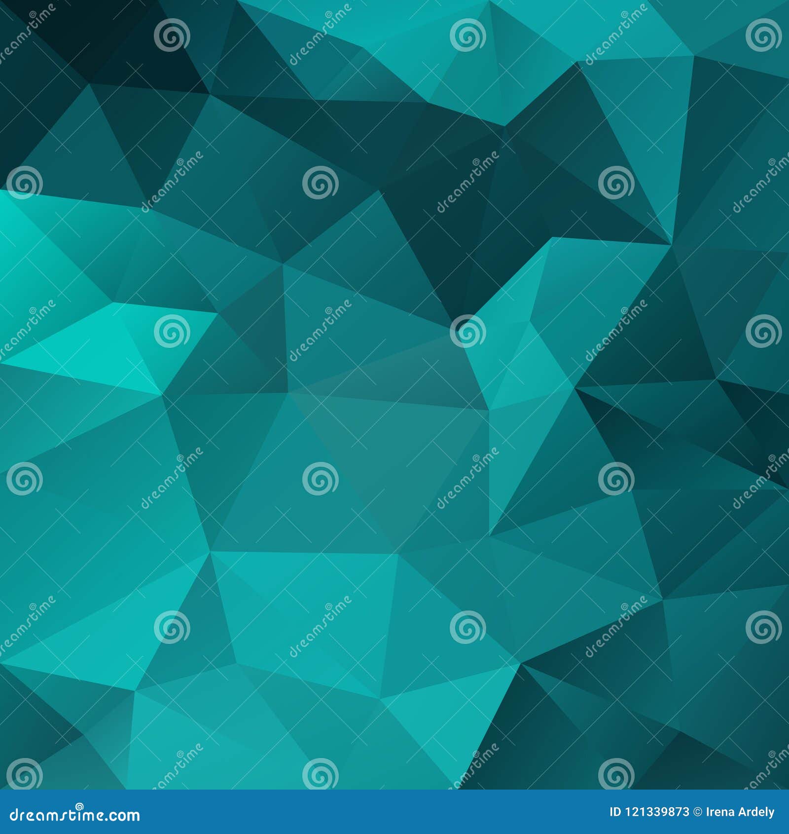 Vector Irregular Polygonal Square Background - Triangle Low Poly ...