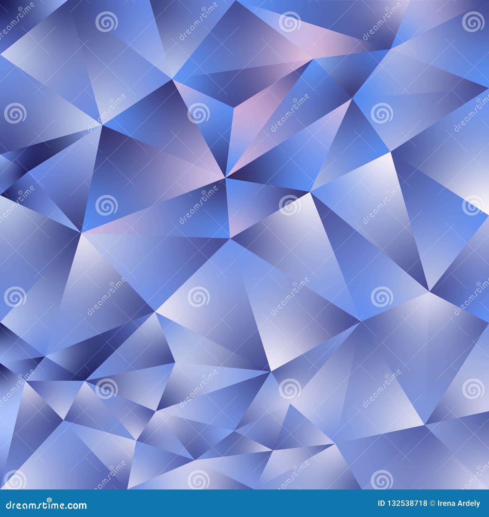 Vector Irregular Polygonal Square Background - Triangle Low Poly ...