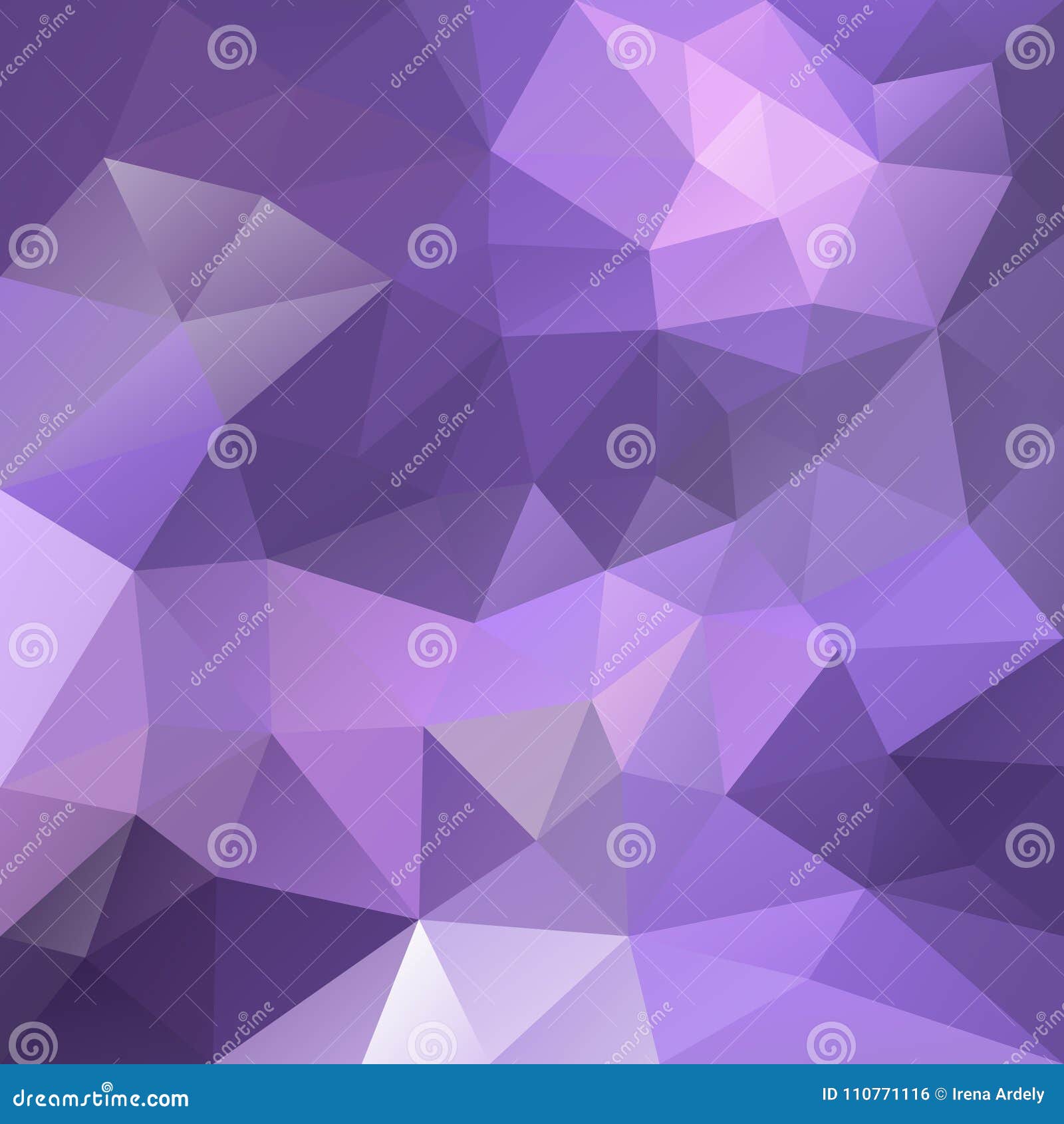 Vector Irregular Polygonal Square Background - Triangle Low Poly ...