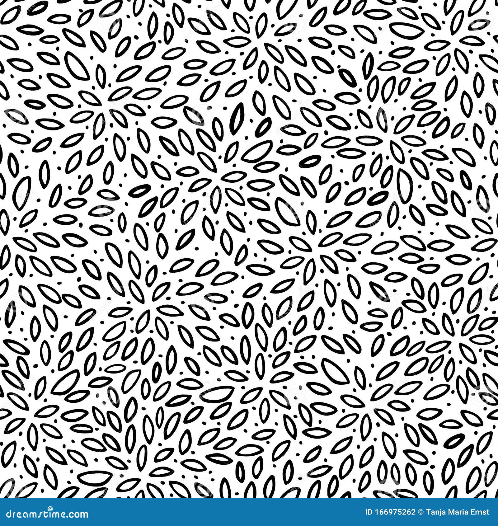Vector Abstract Leaf Repeat Pattern Stock Vector - Illustration of ...