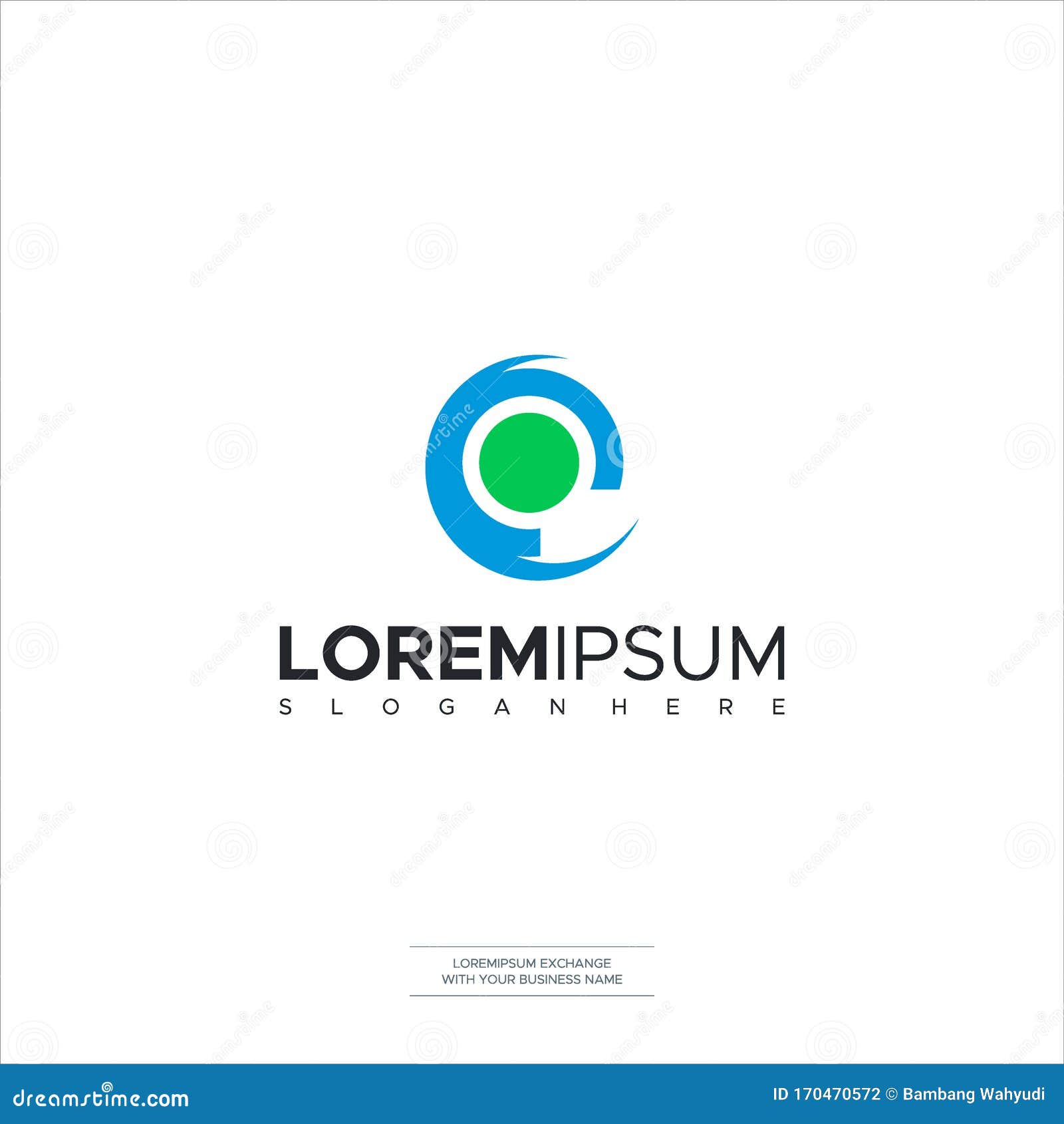 Vector Abstract Letter EO E O Initial Template Design Stock Vector ...