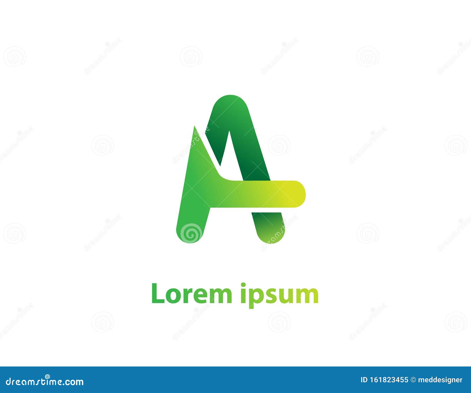 Vector Abstract Letter a Swirl Logo Design Elements Stock Illustration ...