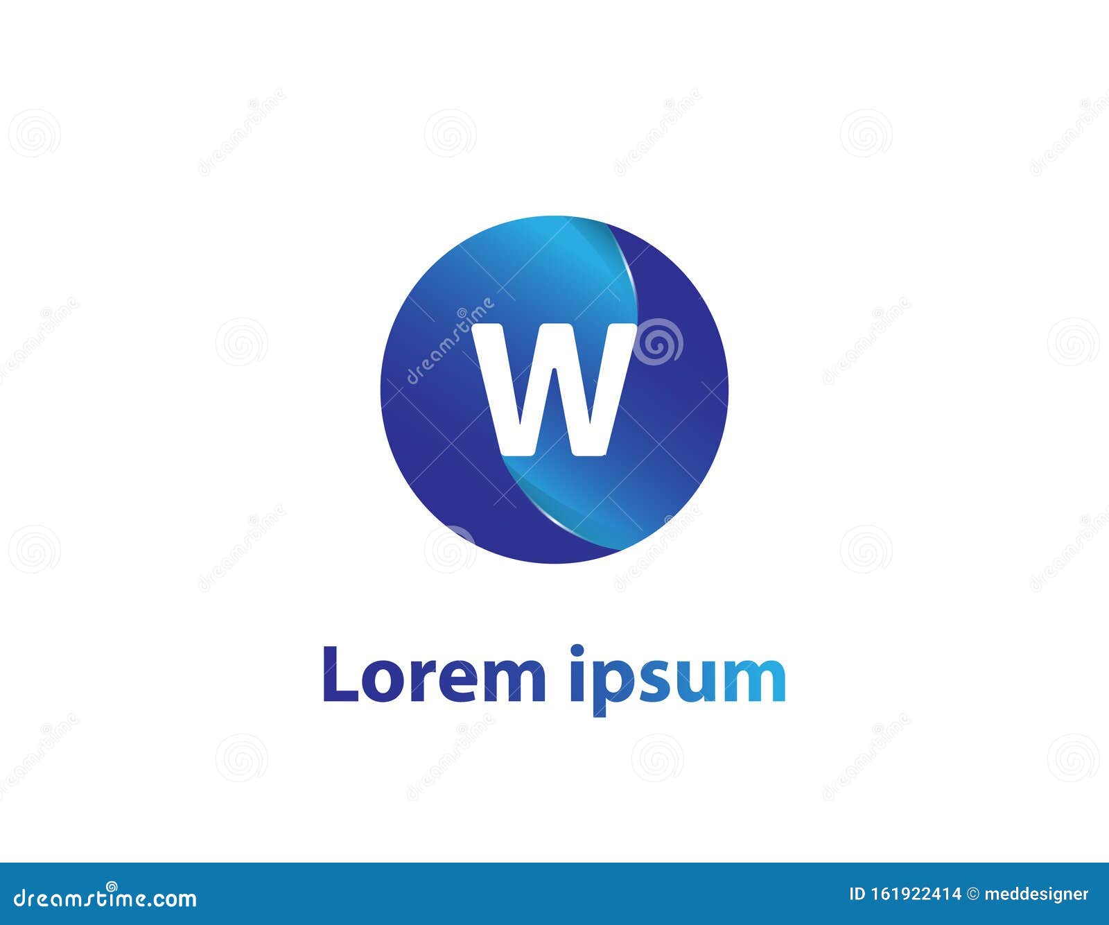 Vector Abstract Letter W Logo Design Concept Stock Illustration ...