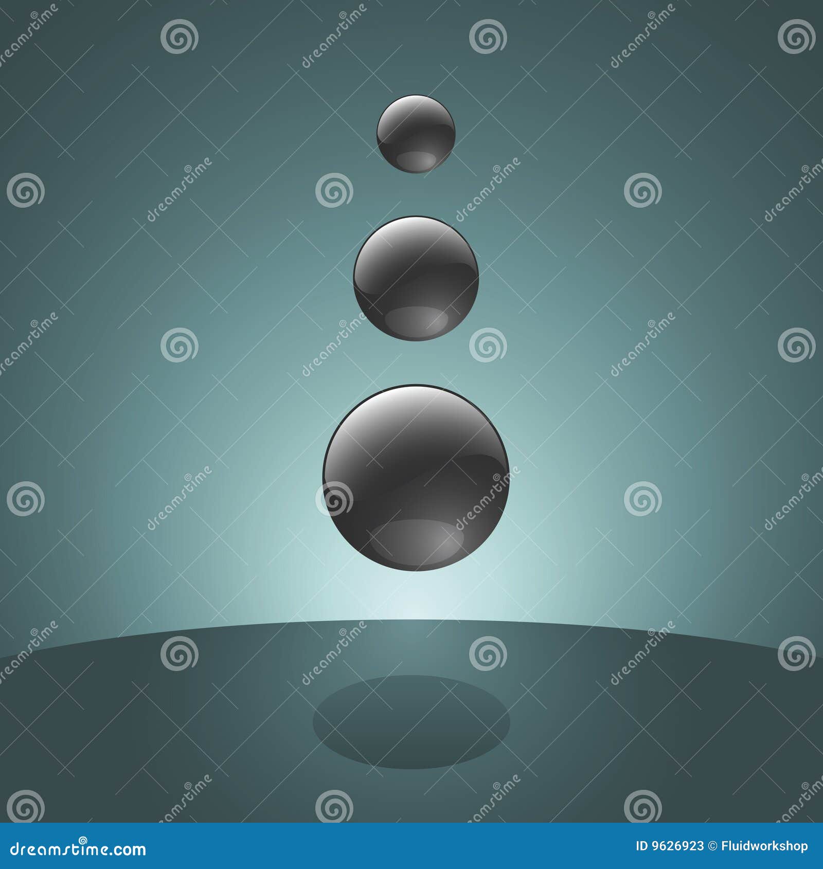 Vector Abstract Levitating Balls Stock Vector - Illustration of fashion ...