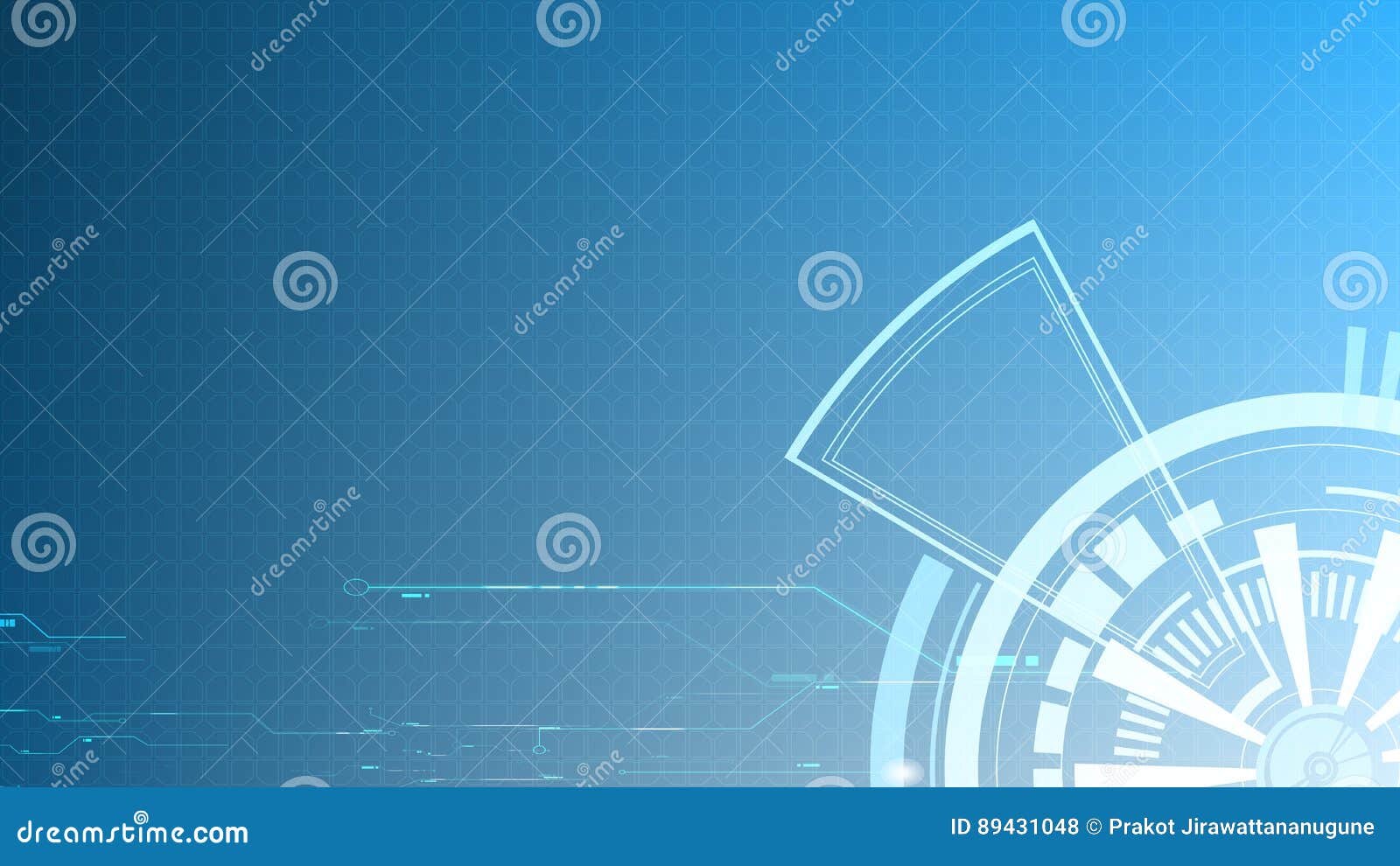 Vector Abstract Light Blue Technology Interface Background Stock Vector ...