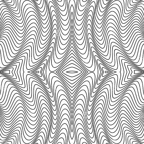 Vector Abstract Lines Pattern Waves Background Stock Vector