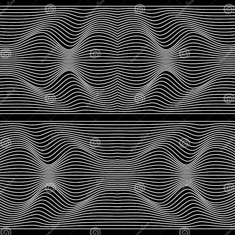 Vector Abstract Lines Pattern Waves Background Stock Vector
