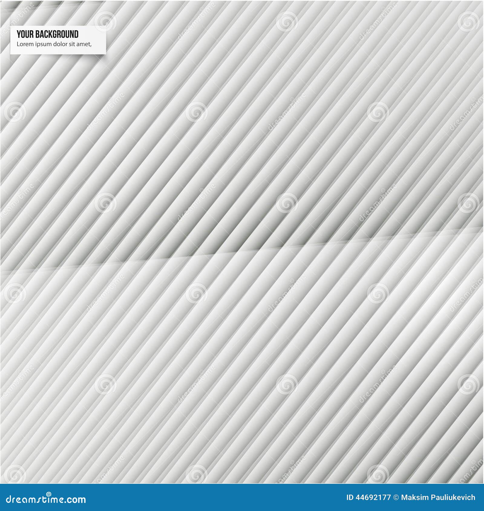 Vector Abstract Lines Template. Object Design Stock Vector ...