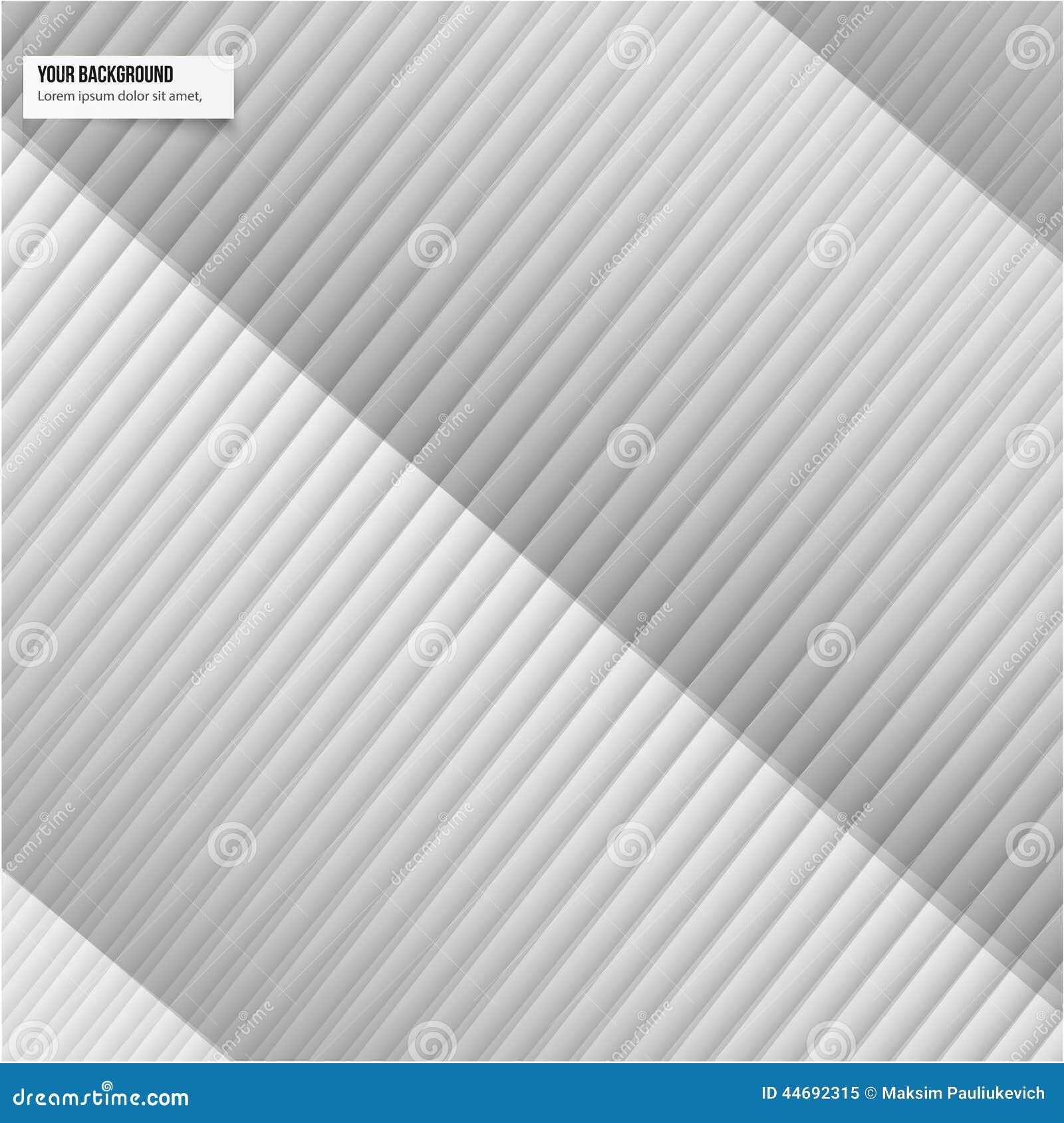 Vector Abstract Lines Template. Object Design Stock Vector ...