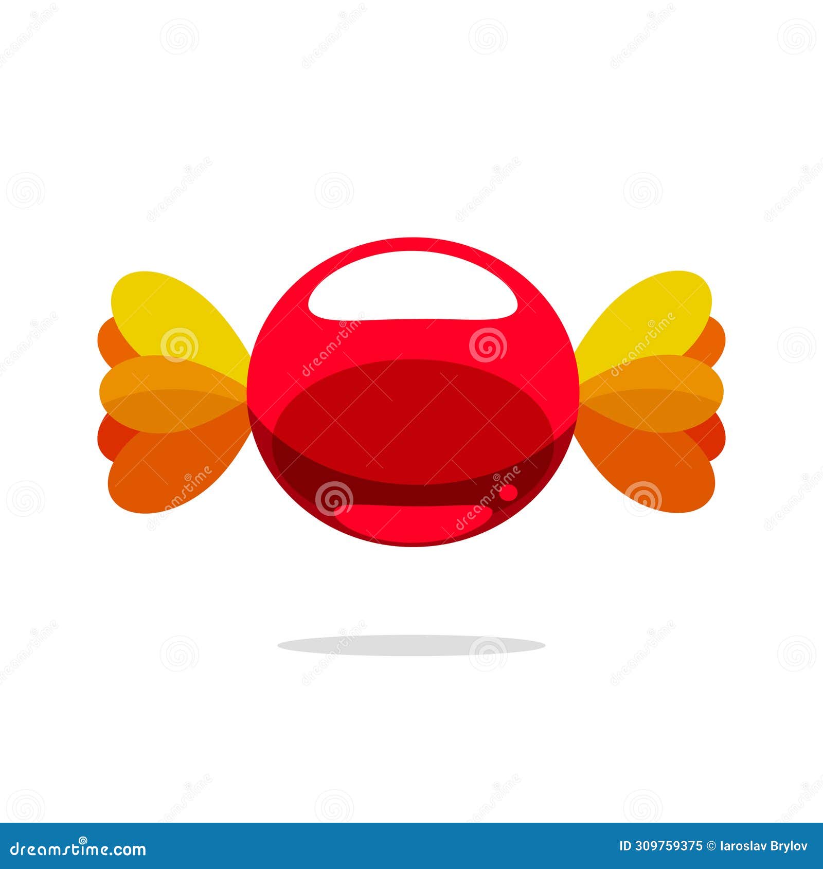 Vector Abstract Logo Design for Sweets, Candy Stock Vector ...