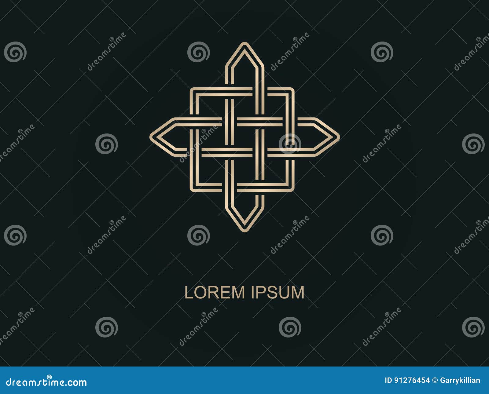 Vector Abstract Logo. Geometric Logo Design Stock Vector - Illustration ...