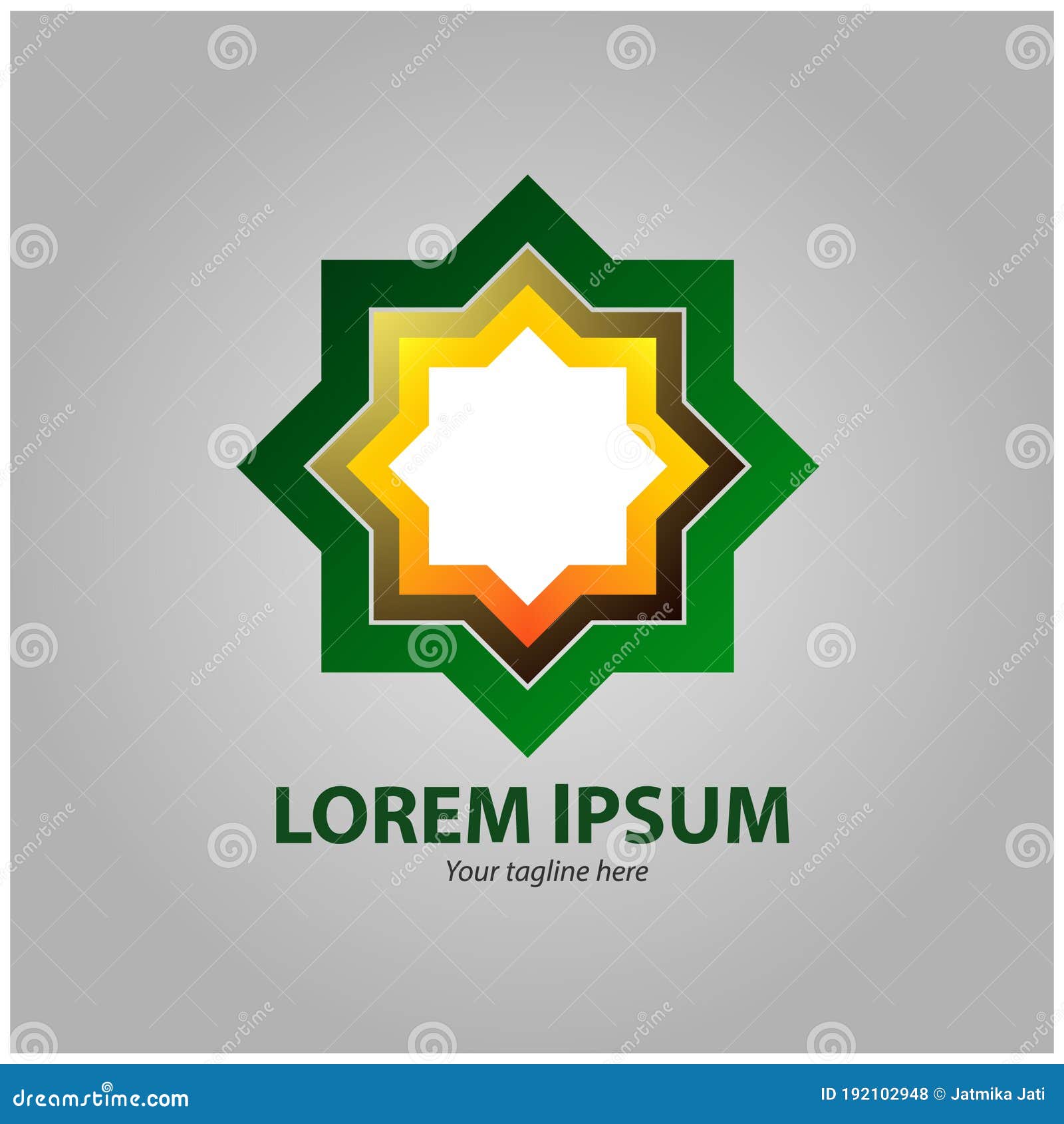 Islamic foundation symbol. stock vector. Illustration of islamic ...