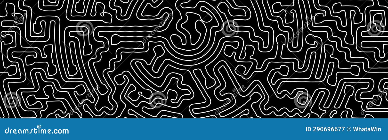 Vector Abstract Maze Background. Colorful Labyrinth Backdrop Stock ...