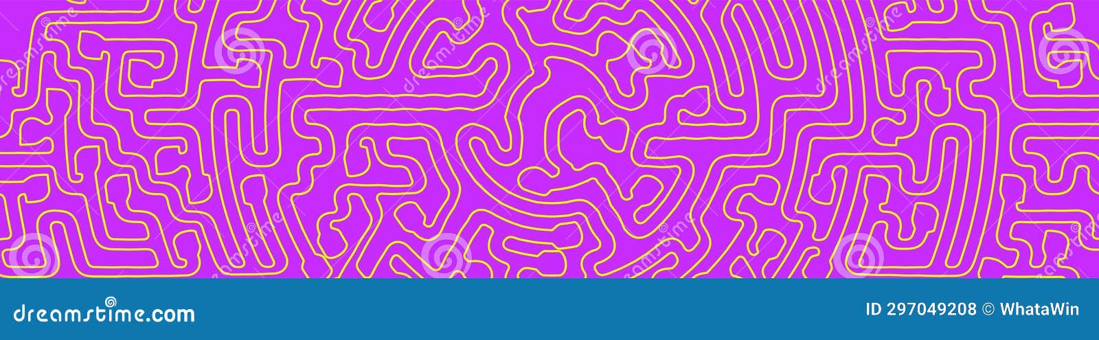 Vector Abstract Maze Background. Colorful Labyrinth Backdrop Stock ...