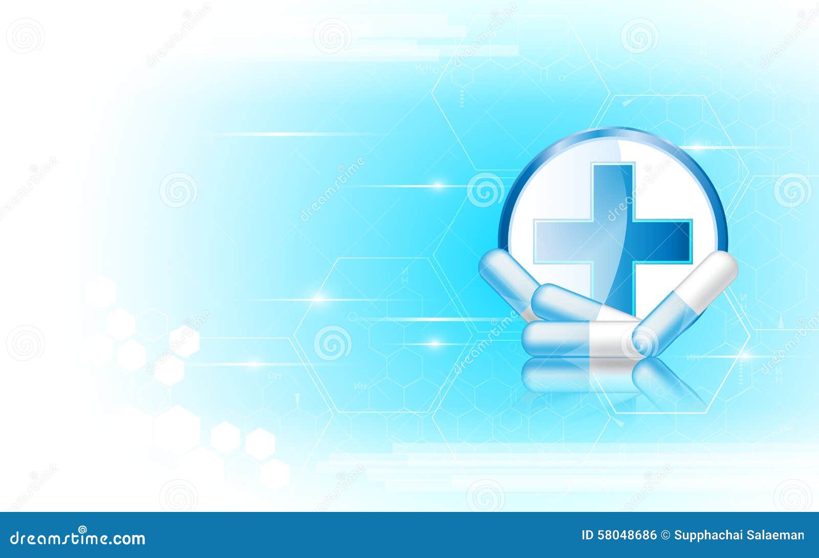 Vector Abstract Medical Drug Concept Clean Design Background Stock ...