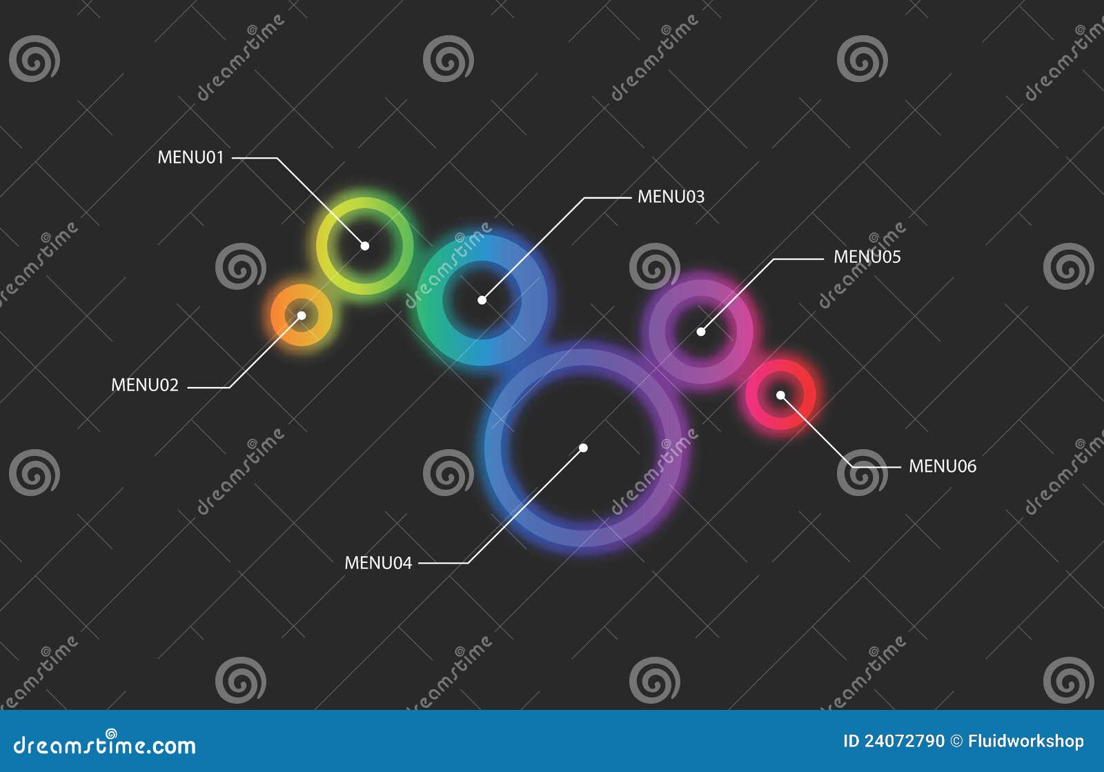 Vector Abstract Menu Design Stock Vector - Illustration of design ...