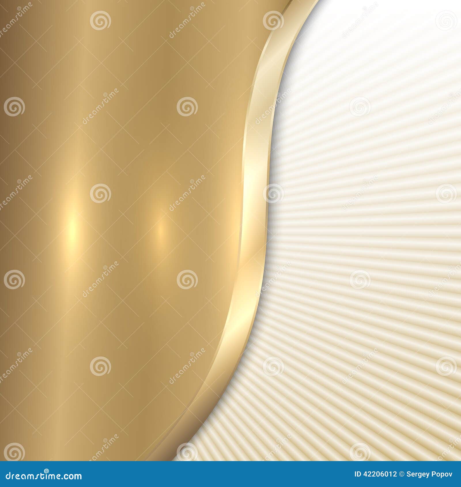 Vector Abstract Metal Beige Background with Curve Stock Vector ...