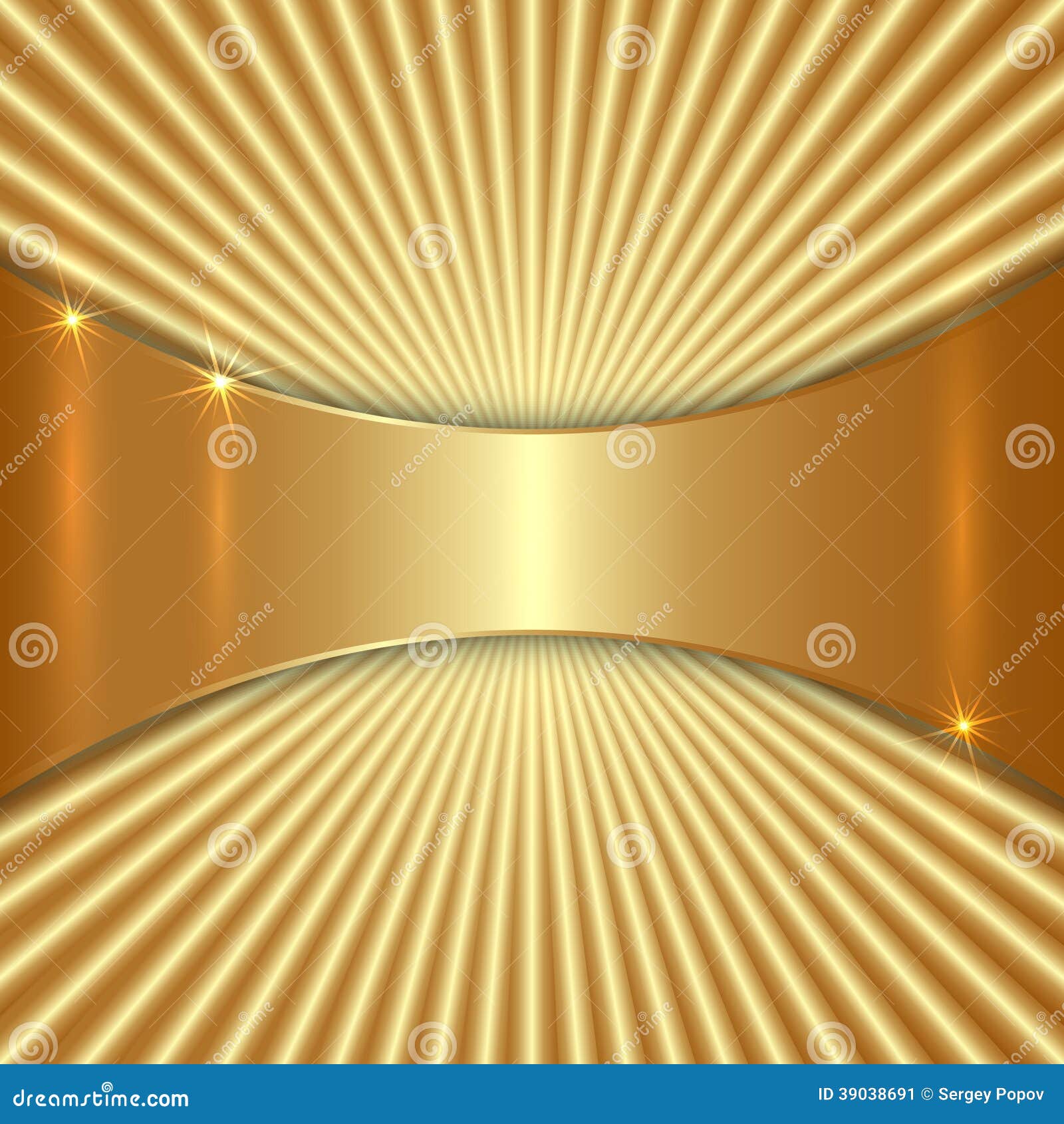 Vector Abstract Metallic Color Plate with Radial Lines Stock Vector ...