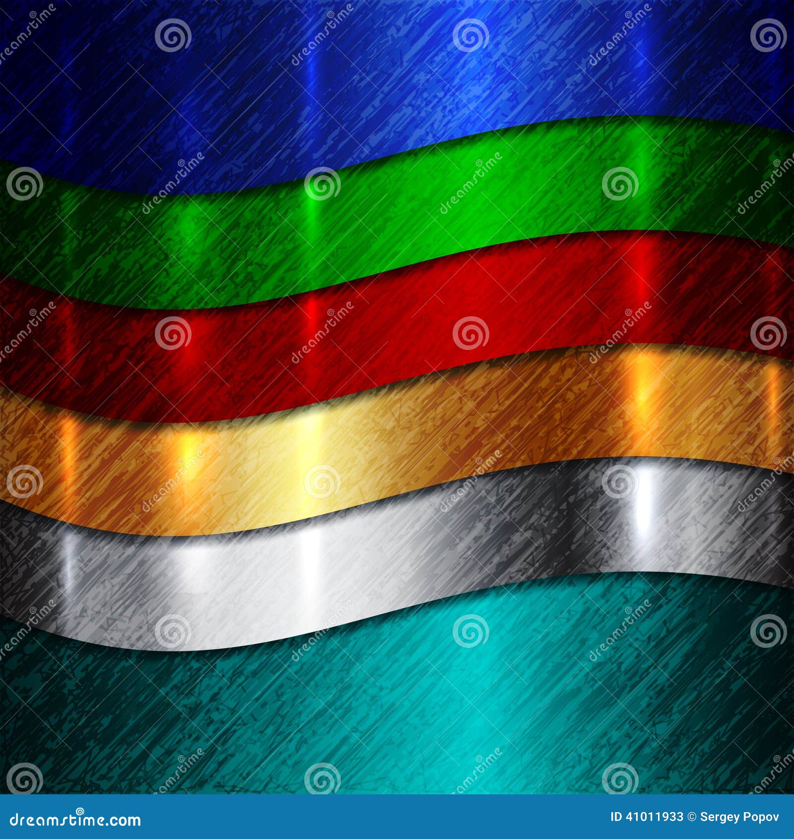 Vector Abstract Metallic Multicolor Background Stock Vector ...
