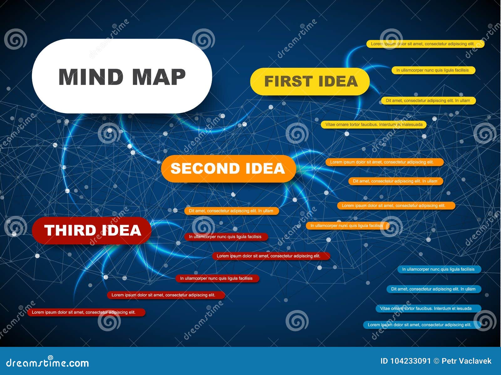 Vector Abstract Mind Map Infographic Template Stock Vector ...
