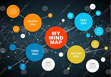 Vector Abstract Mind Map Infographic Template Stock Vector ...