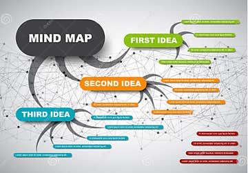 Vector Abstract Mind Map Infographic Template Stock Vector ...