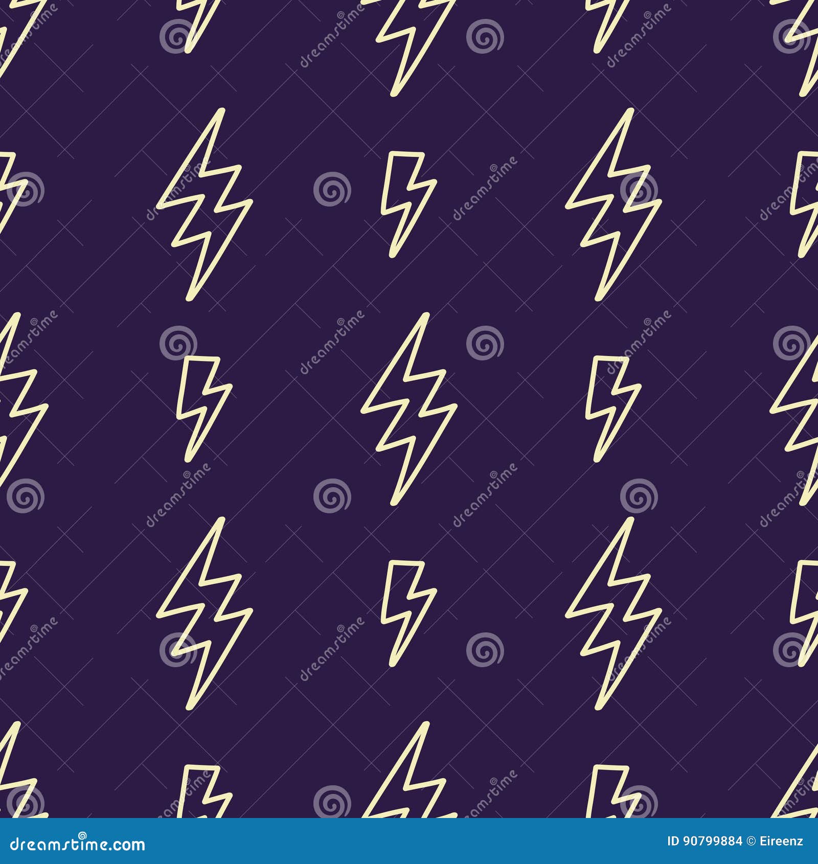 Vector Abstract Modern Comic Pattern With Lightning Bolts ...