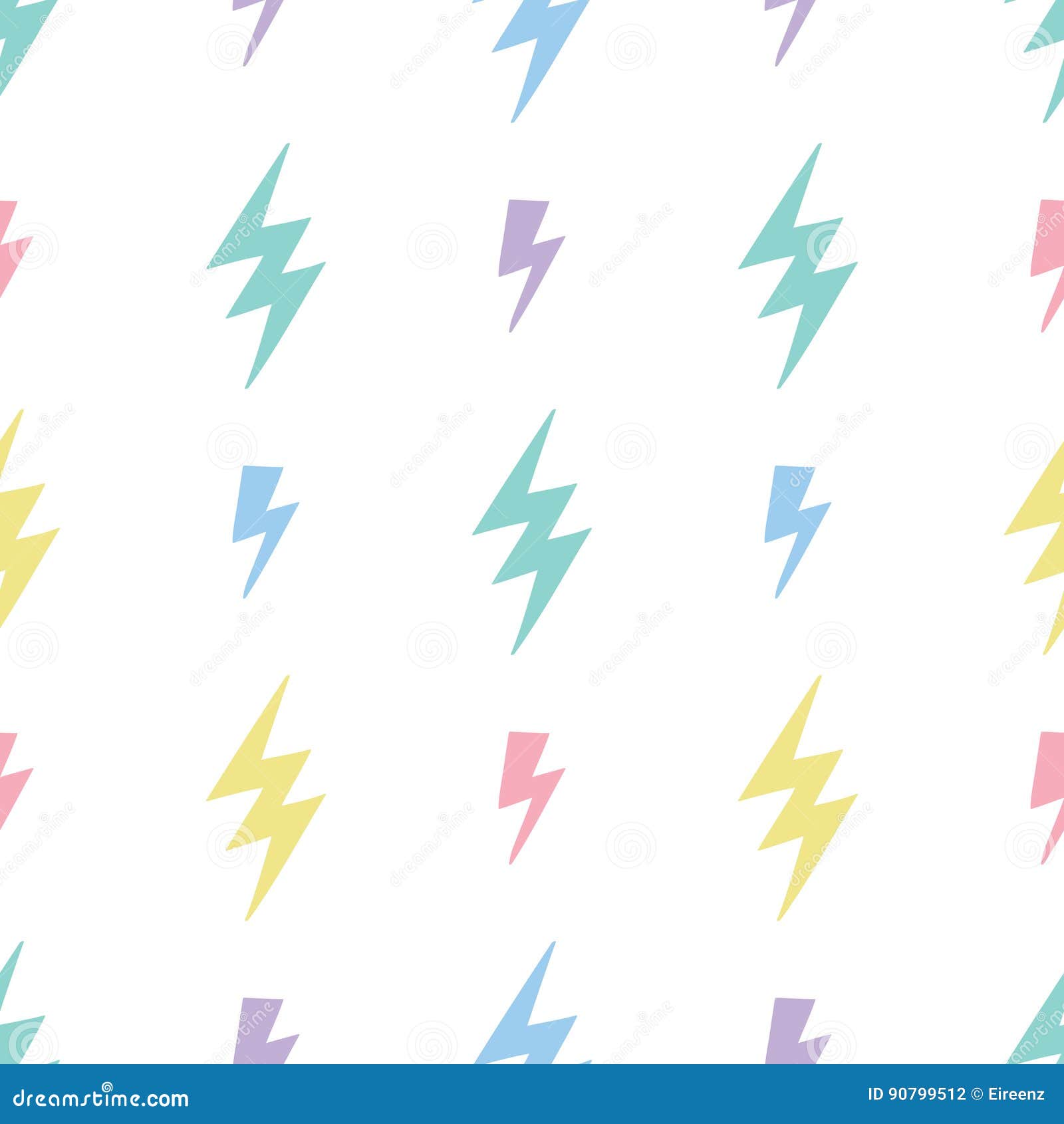 Vector Abstract Modern Pattern with Lightning Bolts Stock Vector ...