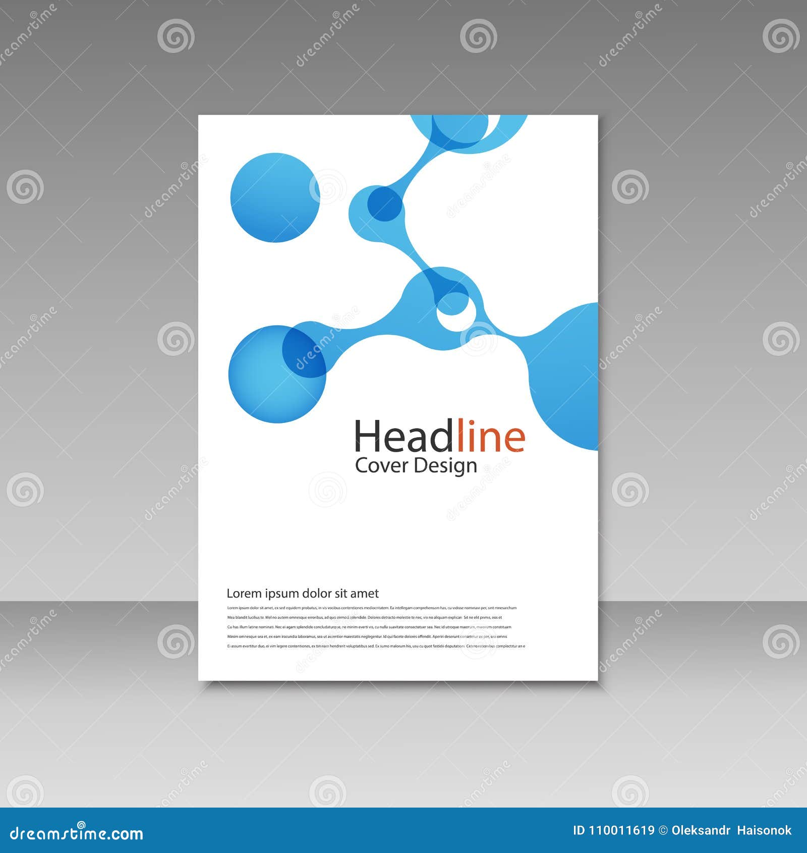 Vector Abstract Molecular Structure Template Design Stock Vector ...