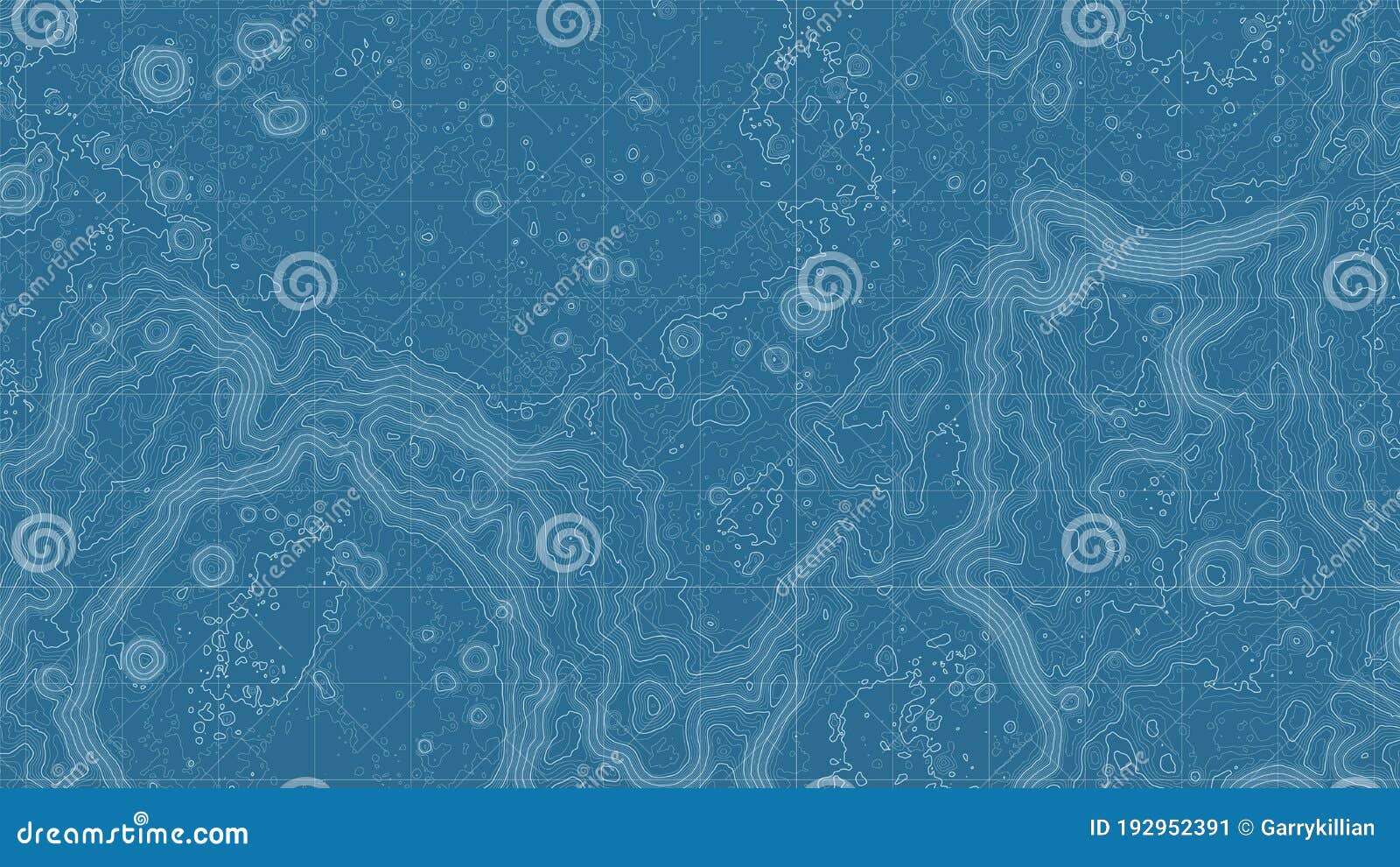 Vector Abstract Moon Relief Map. Generated Conceptual Lunar Elevation ...