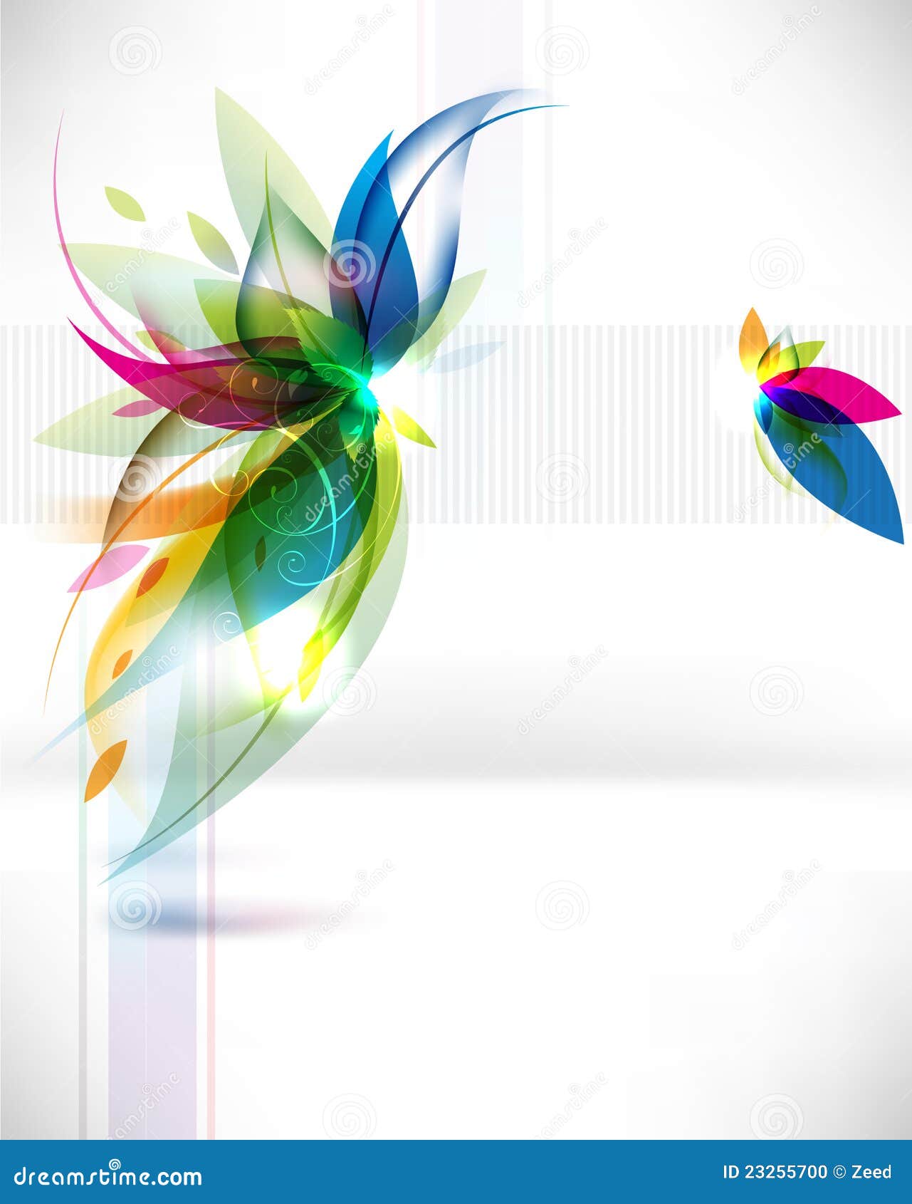 Vector Abstract Multicolor Leaf Background Stock Vector - Illustration ...